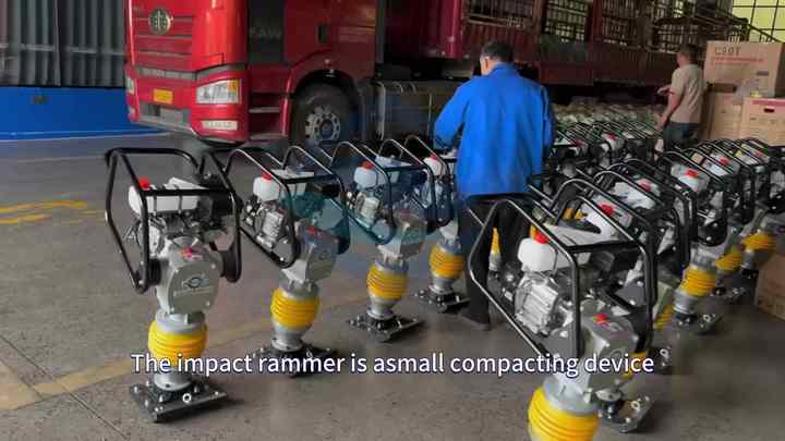 Jumping Hammer Compactor Vibratory Earth Tamping Rammer with EPA Engine ...