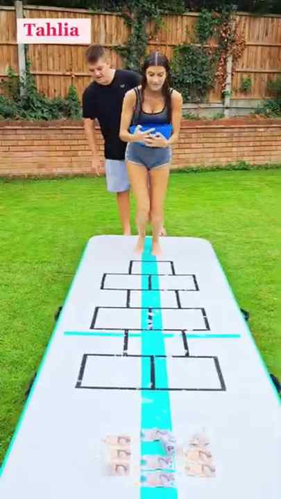 Inflatable Slippery Hopscotch Mat for Outdoor Team Building Games ...