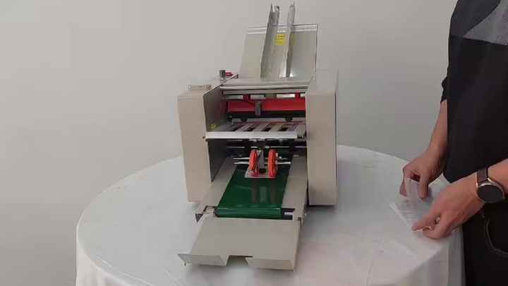 Automatic Multiple Folded Leaflet Booklet Creasing Perforating Machine ...