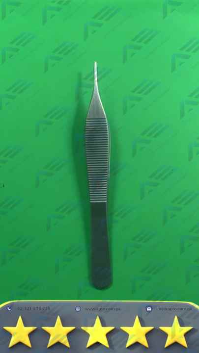 Surgical Tissue Forceps Serrated Clip Manual Power Source Surgical ...