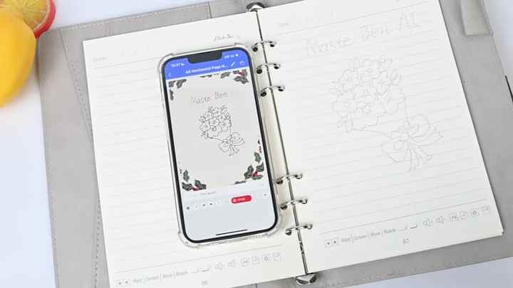 Masterben A6 Jotter Notepad - AI Painting Smart Pen Notebook