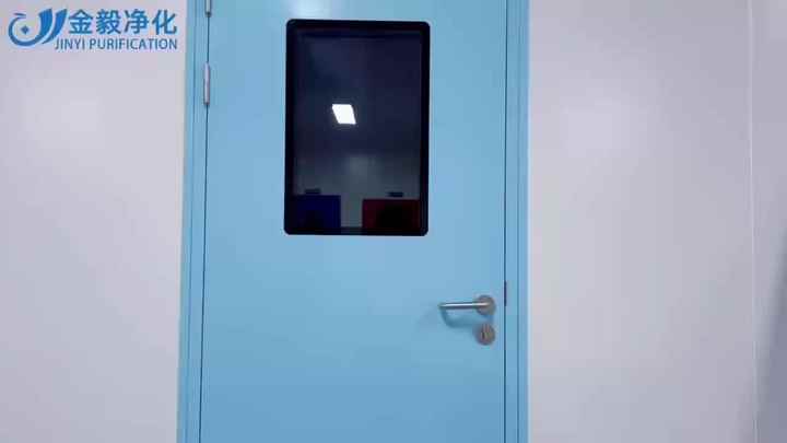 Modern Design Airtight Steel Cleanroom Door Fireproof Soundproof Dust ...