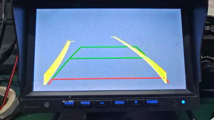 Car Dynamic Trajectory Parking Line Car Rear View Reverse Night Vision ...