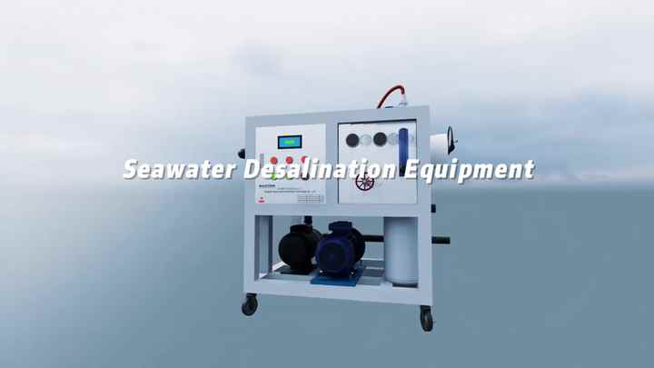 250LPH Ro Water Treatment System FRP SWRO Unit Portable Seawater ...