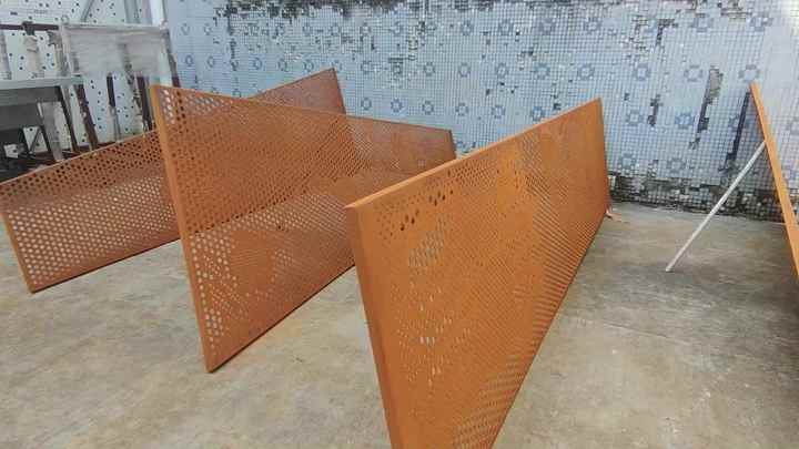 Custom Stainless Steel Laser Cut Metal Artwork Decorative Corten Rusted ...