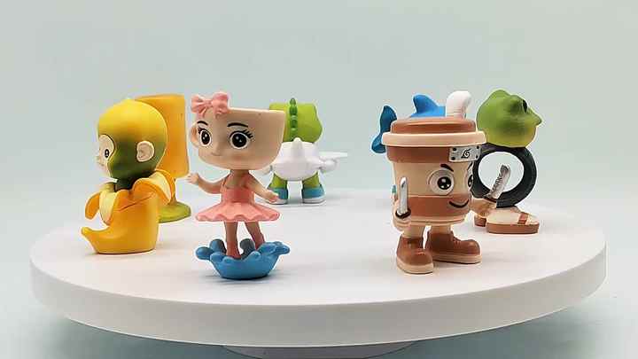 Italian Brainrot Frozen Action Figures Toy Set Tralalero Tralala Figure ...