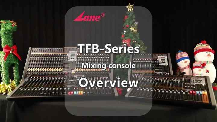 Lane TFB-24 24 Channel USB Audio Mixer for DJ Studio - Professional ...