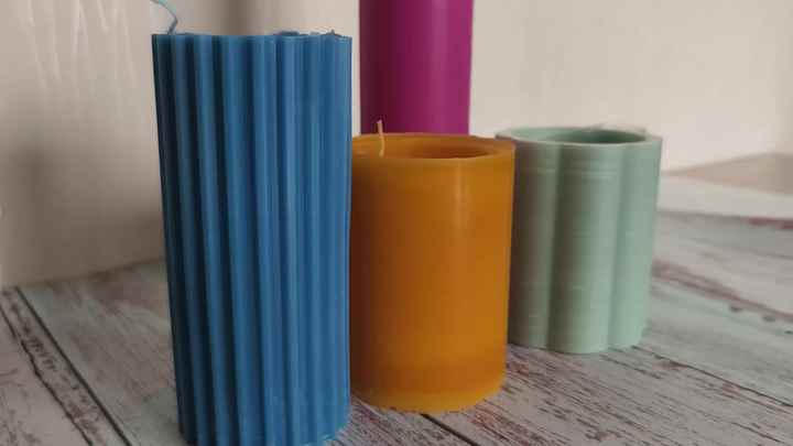 Spiral Burning Candle 2-in-1 Soy Scented for Festivals