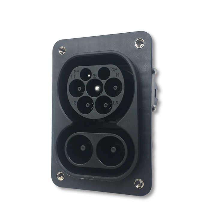 EV Connector 150A CCS Combo 2 Socket with 0.5m Cable Zencar 1000V DC ...