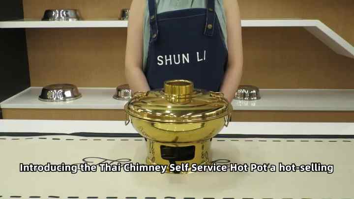Thai Chimney Self Service Hot Pot Hot Sell Stainless Steel Alcohol ...