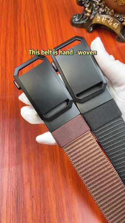 Hot Sale Custom Tactical Belt Casual Fabric Nylon Belt Polyester Canvas ...