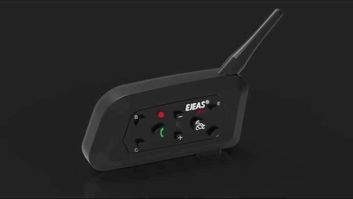 EJEAS V6 Pro Intercom Motorcycle Headset - Waterproof & High Quality