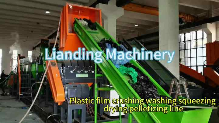 Nylon Bag Recycle Plastic Waste Plastic Crushing and Washing Machine ...