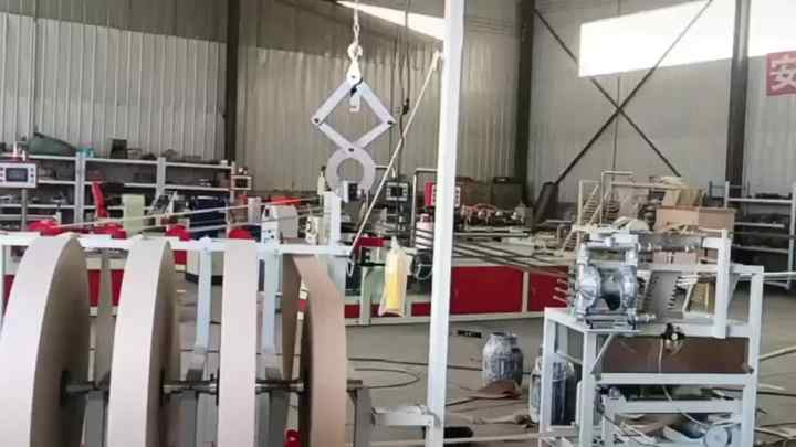Automatic Kraft Cardboard Corrugated Laminated Paper Core Machine,20 ...