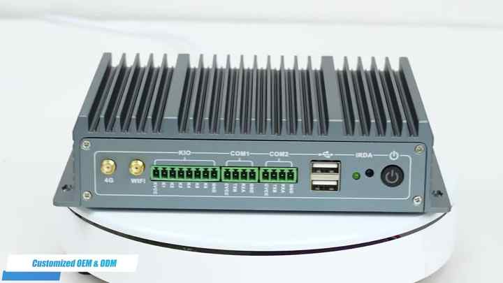 Industrial Fanless Mini Pc RK3588 CPU NPU 6 Tops 2 LAN HD 8K Resolution ...