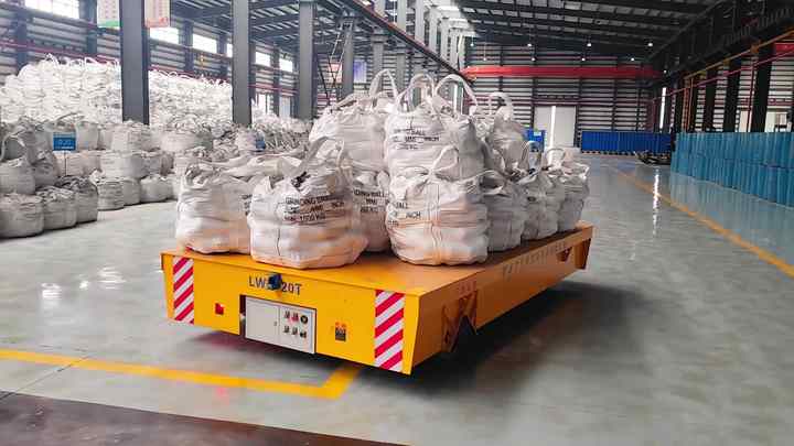 New Carbon Structural Steel Battery Powered Trackless Cart Electric ...