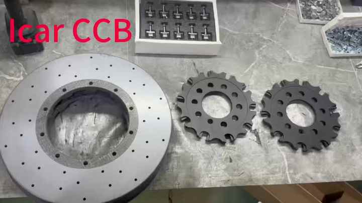 Icar 380*28mm Carbon Ceramic Brake Disc Floating Rear Brake Disc for ...