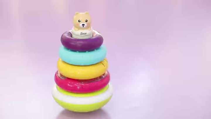 SY Baby Educational Musical Plastic Tumbler Rattle Toy Set with Light ...