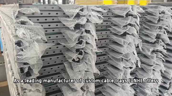 Hanging Cable Tray Cabling System U-shaped Steel Porous Ladder Bridge ...