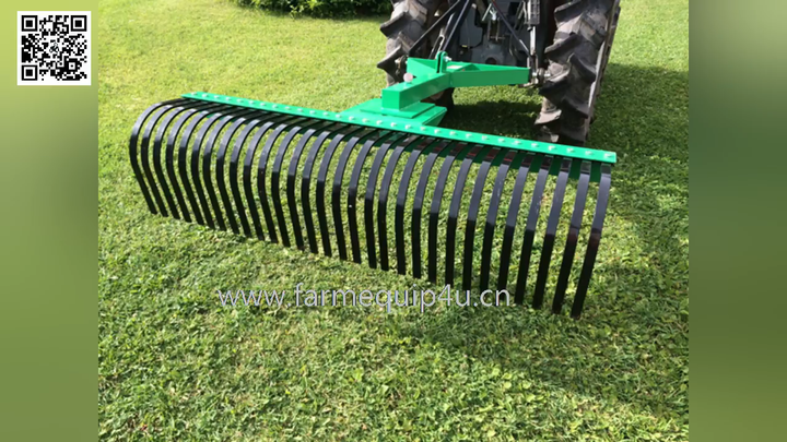 Tractor 3 Point Landscape Rake - Easy To Operate Rock Rake for Tractor ...