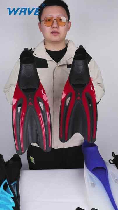 WAVE Professional Scuba Full Footpocket Spearfishing Snorkeling Fins