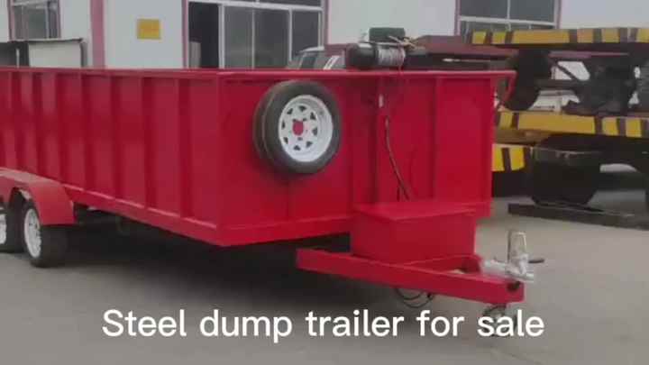 Mini Tractor Trailer 7x14 Dump Trailer Yards Tractors and Trailers