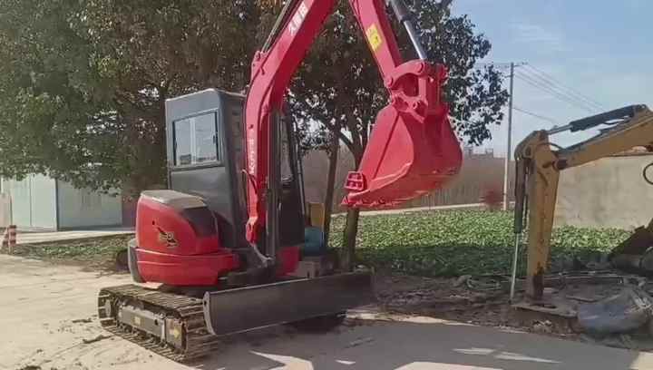 Japan KubotE U35 Second Hand Small Digger Mini Used Backhoe 3.5 Ton ...