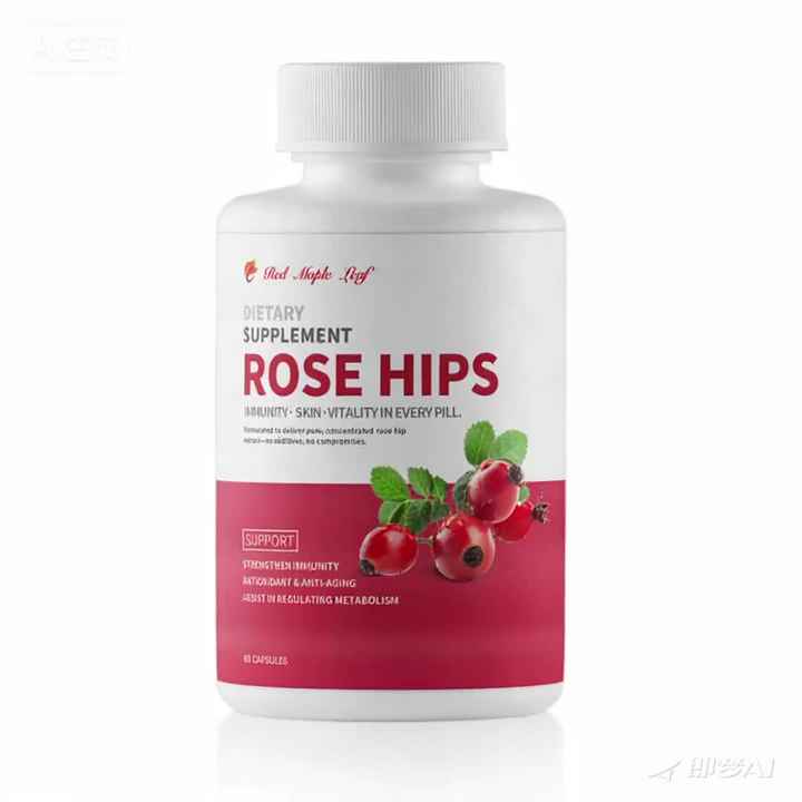 Rose Hip Extract Capsules - Nutritious Tonic Supplement, High Vitamin C ...