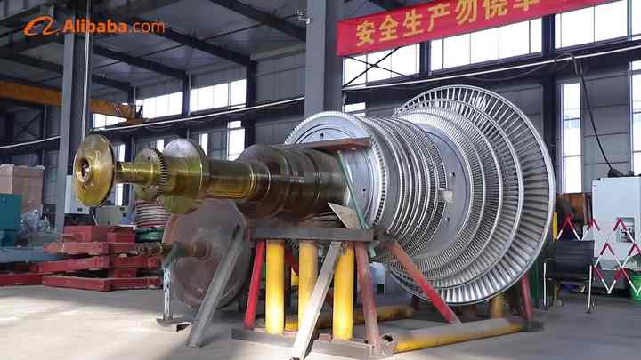 25MW Impulse Back Pressure Steam Turbine with Installation Support ...