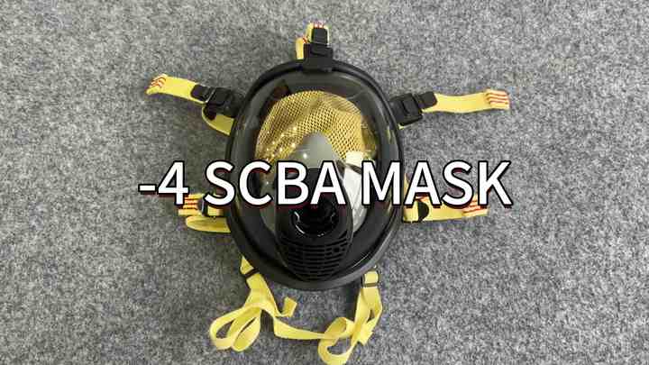 Ayonsafety EN136 OEM Quick-Connect Anti-Fog SCBA Full Facepiece Mask ...