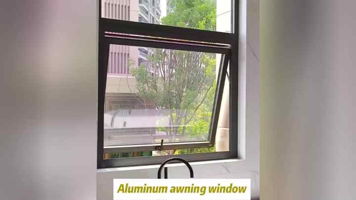 Large Metal Hurricane Impact Awning Windows with Stainless Steel Awning ...