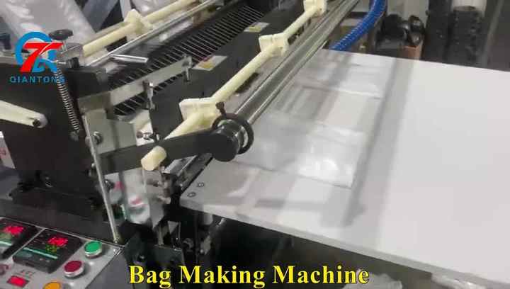 High Speed Plastic Bag Cutting Machine - HDPE T-Shirt Bag Making Machine