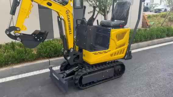 Cartiwell Micro Hydraulic Mini Crawler Farm Digger Mini Excavator ...