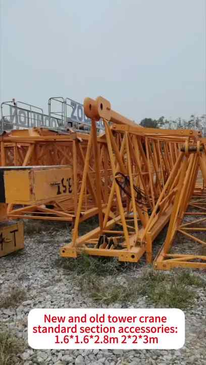6T ZOOMLION Flat-Top Tower Crane Remote Control System with Motor ...