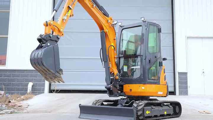 Mini Excavator Home Digger Farm Digger Hydraulic for Engine Motor 3.5 ...
