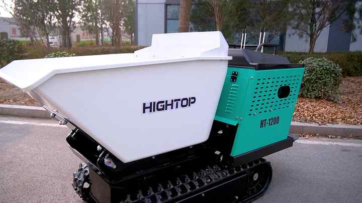 Mini Dumper 1200 Kg Track Dumper 90 Degree Rotation Hopper Mini Dumper ...