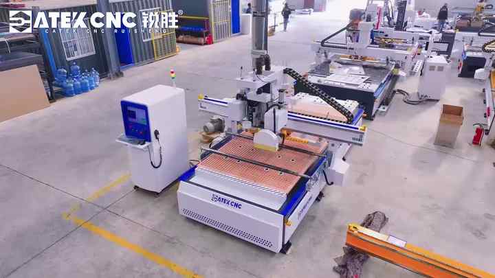 Professional CNC Woodworking Router Machine 9KW HQD High-speed Air ...