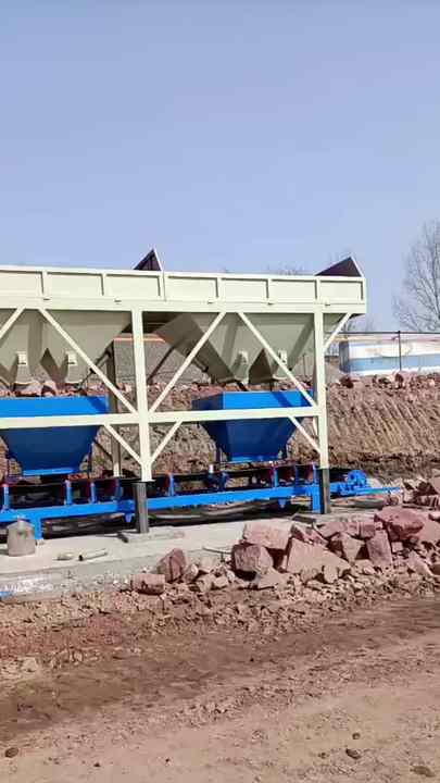 Standard Concrete Batching Plant Portable 25m3/h Full-automatic Ready ...