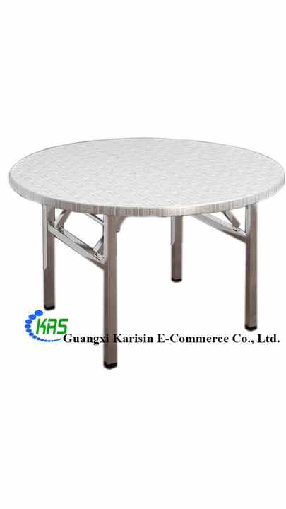Modern Hotel Furniture Folding Round Table Outdoor Barbecue Banquet ...