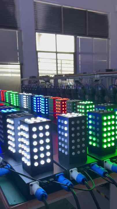 3D Corn Column Beam Panel 15W RGB LED Wall Light with DMX512 Control ...