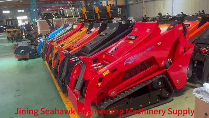 Seahawk Machinery V1000 Mini Skid Steer Loader Features a Triangular ...