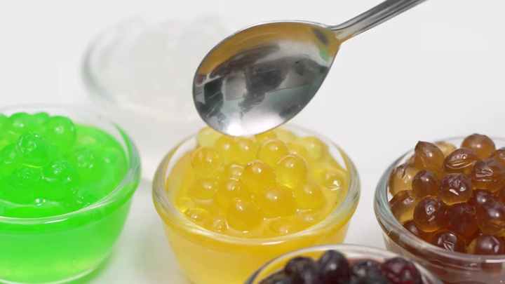 5mm Strawberry Popping Boba Multiple Flavors in Bottle Ready to Eat ...
