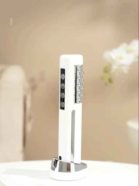 Handheld ABS Facial Care Lotion Machine Heating Roller Massager USB ...
