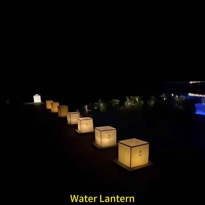 27cm Hotsale Water Lantern PVC Floating Water Lantern for Festival ...