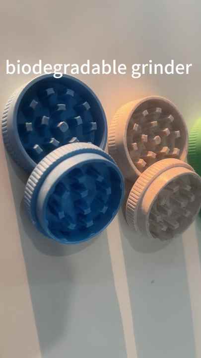 Factory Piece Non-Stick Hemp Grinders 55mm Biodegradable 2 Layers Herb ...