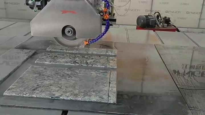 GANGER 5 Axis CNC Bridge Cutter Cutting Machine for Granite Marble ...
