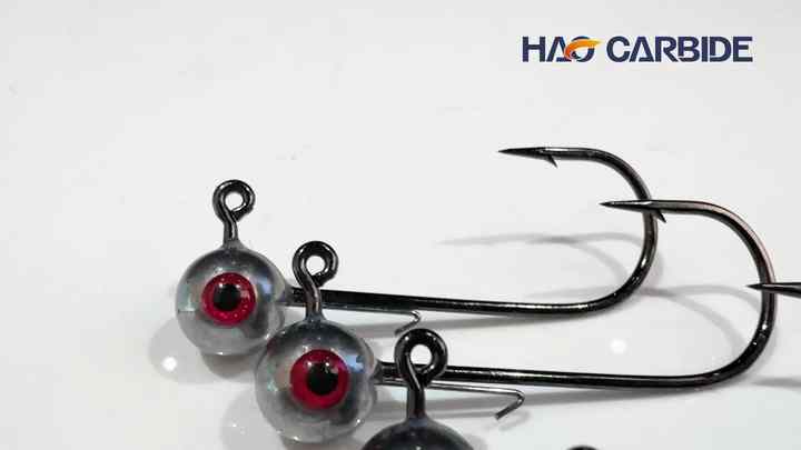 Tungsten Jig Heads With Bait Holder for Small Plastic Baits and Fish ...