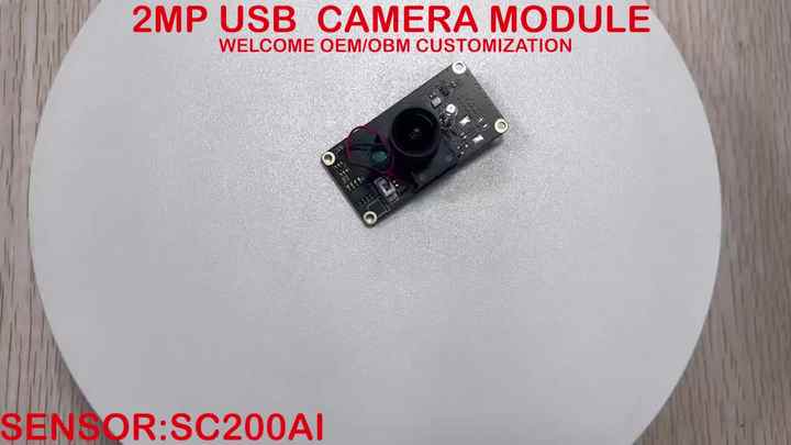 2MP USB Camera Module with IR Cut - Customized for Face Recognition