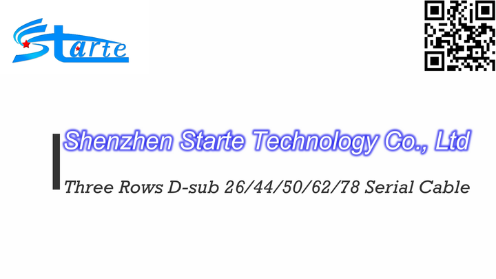 28 30AWG RS232三排HDB44引脚D-sub HD44公到DB44引脚母串行扩展屏蔽电缆| Alibaba.com