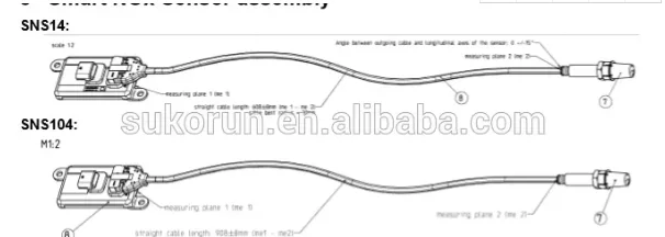 NS11A NOx Sensor Probe Head Repair Kit, Japan NGK NTK 2.8 for MERCEDES ...